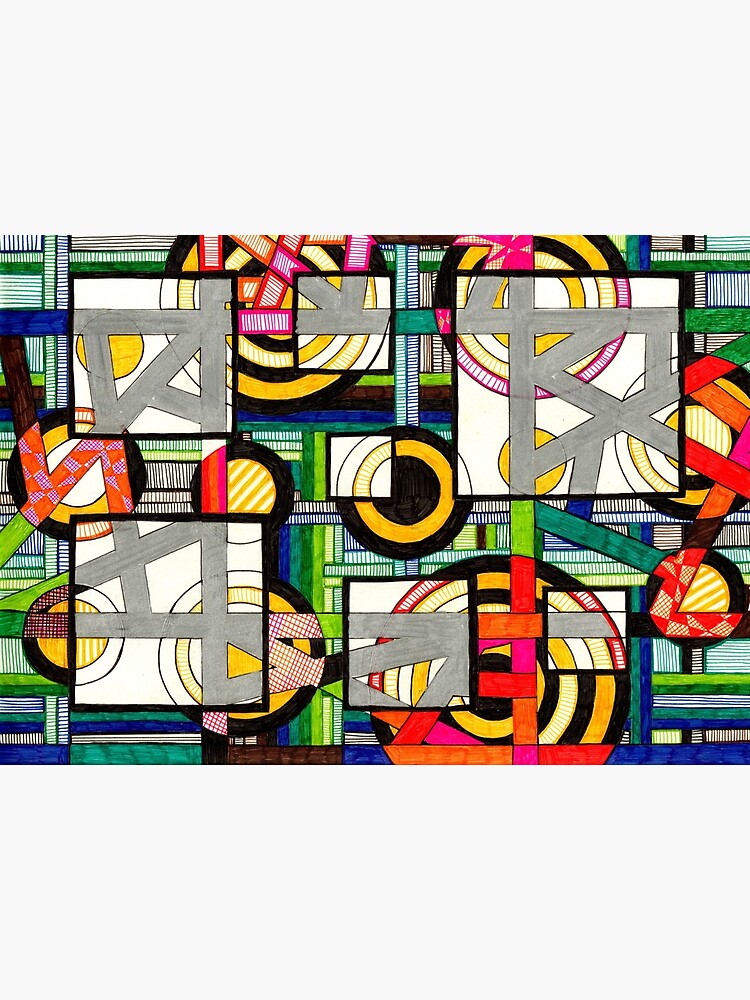 "Abstract Arcade Inspired Doodle Art" Poster by Cecelia-Howard | Redbubble