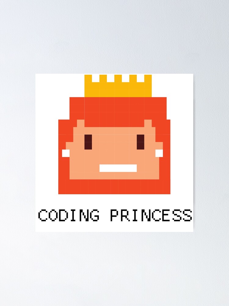 "Coding Princess" Poster for Sale by purumArt | Redbubble