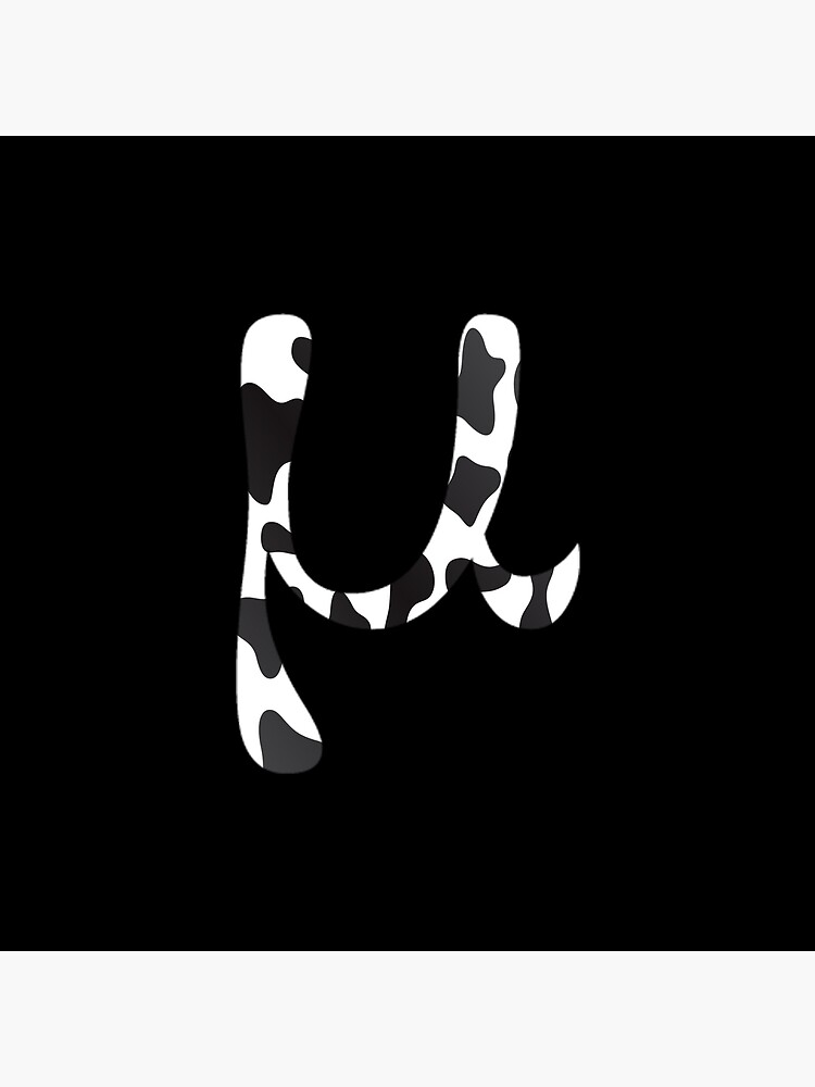 "Mu greek Cow letters" Poster by pixel-palace | Redbubble