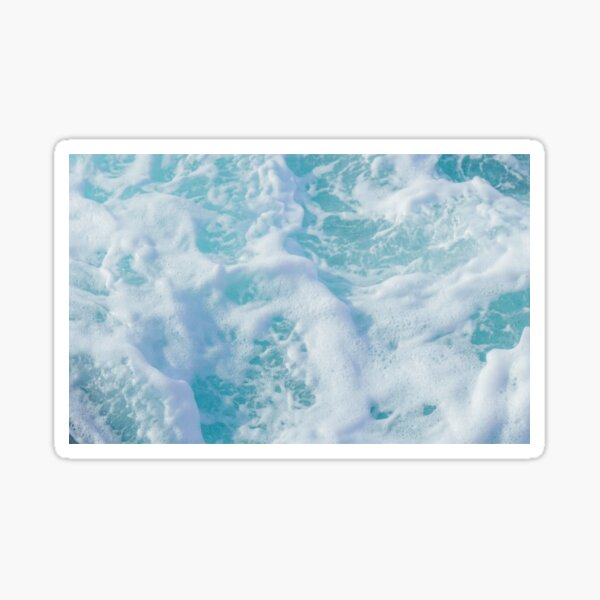 "Blue Ocean " Sticker by Oxopoxo | Redbubble