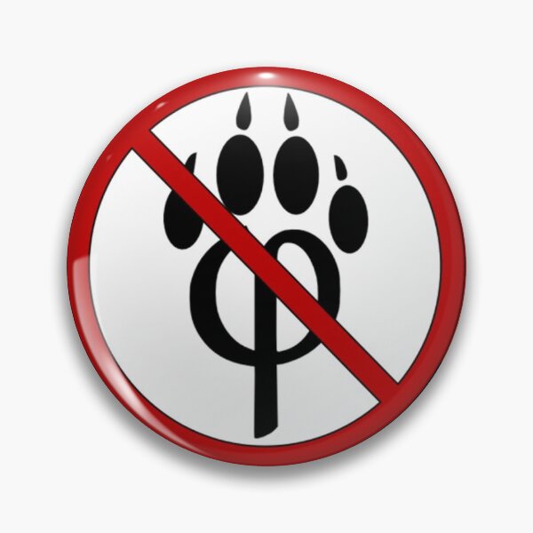 "Anti-furry flag" Pin for Sale by UnPEngineer | Redbubble