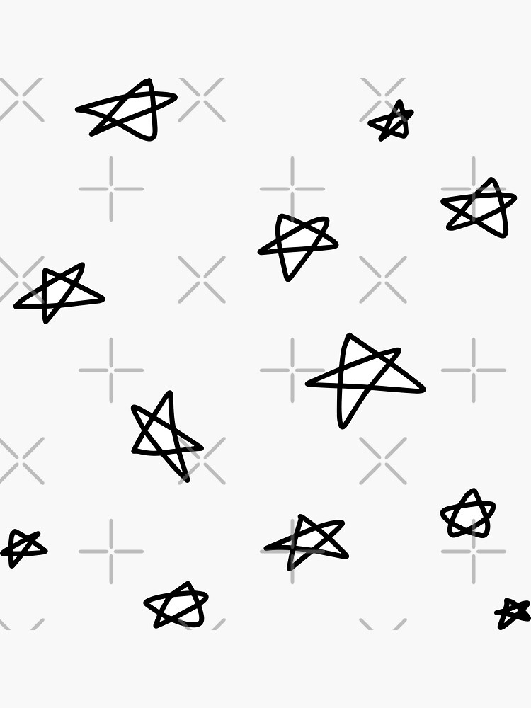 "Stars sticker pack" Sticker for Sale by LilacLeonor | Redbubble