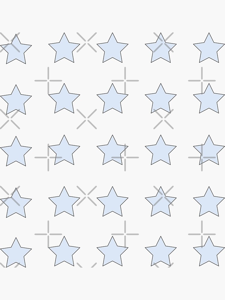 "Blue star pack" Sticker by Inspiredbydavie | Redbubble