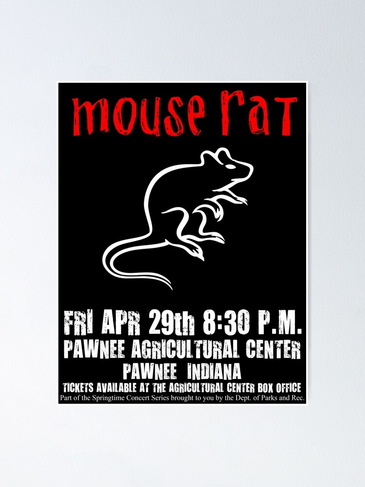 "Mouse Rat - Concert Poster" Poster for Sale by emilysmithart | Redbubble