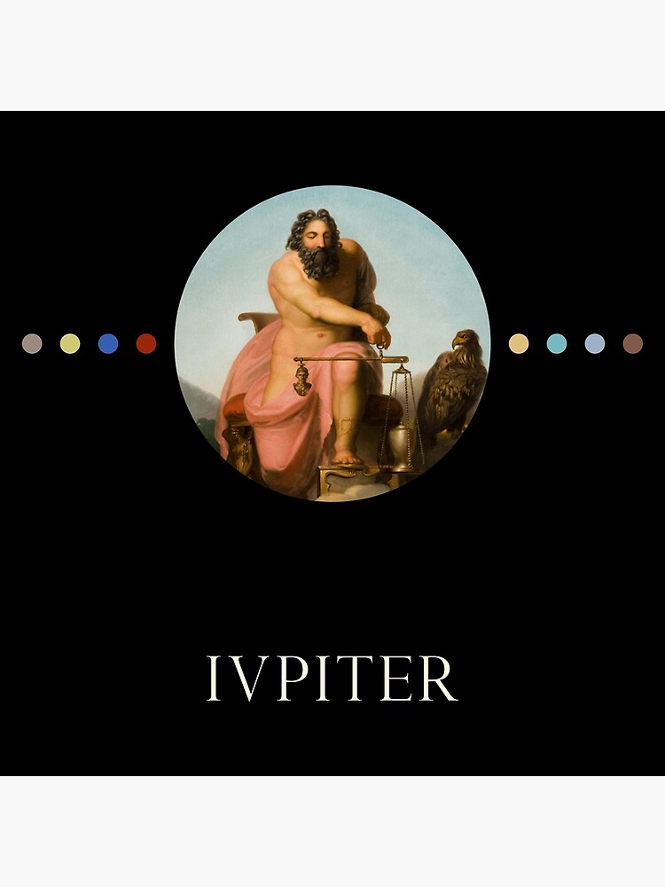 "Solar System - Planets and gods - Jupiter" Poster by MetaPhyStore ...