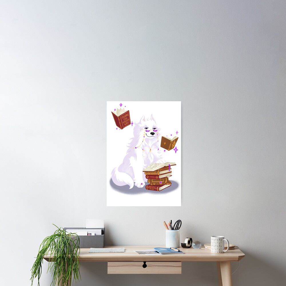 "Wise Wizard Floof" Poster for Sale by Linzachu | Redbubble
