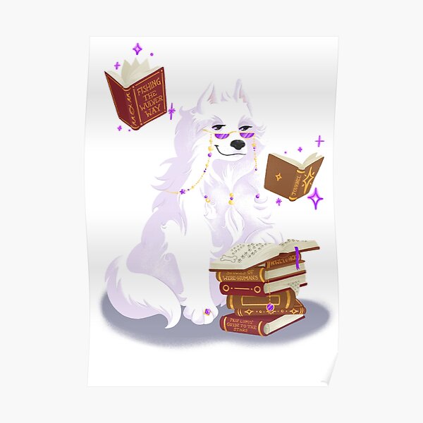 "Wise Wizard Floof" Poster for Sale by Linzachu | Redbubble