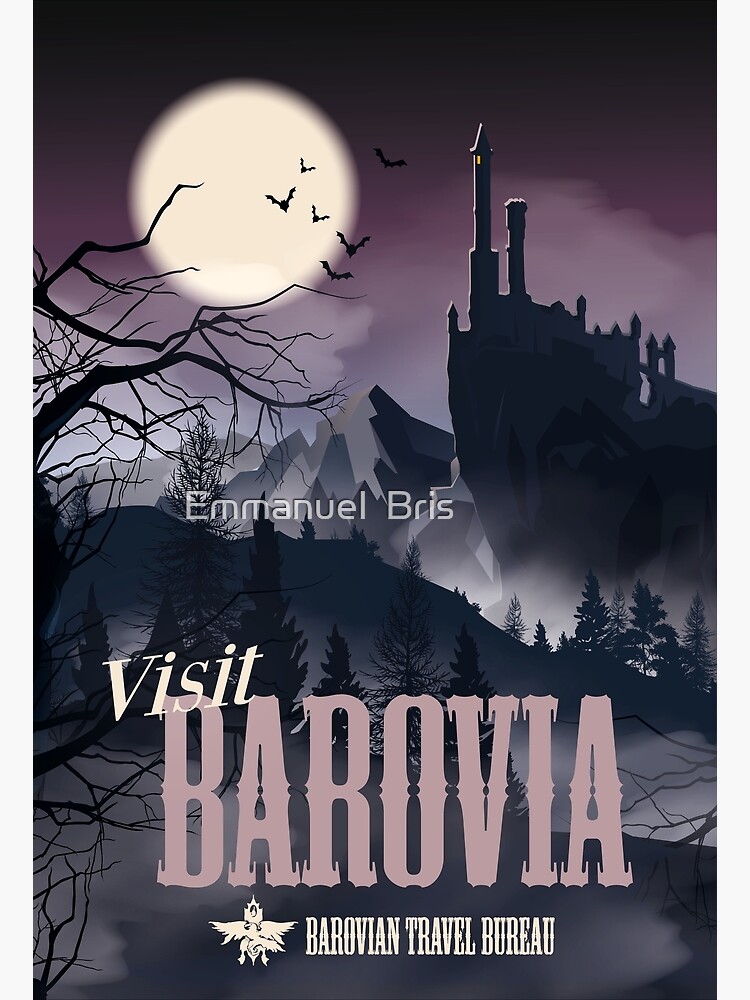 "Visit Barovia" Poster by Aftalnoran | Redbubble