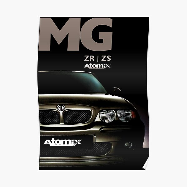 "MG ZR / ZS" Poster for Sale by ThrowbackM2 | Redbubble