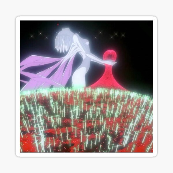 "Lilith (Rei) - Neon Genesis Evangelion" Sticker by Myouism | Redbubble
