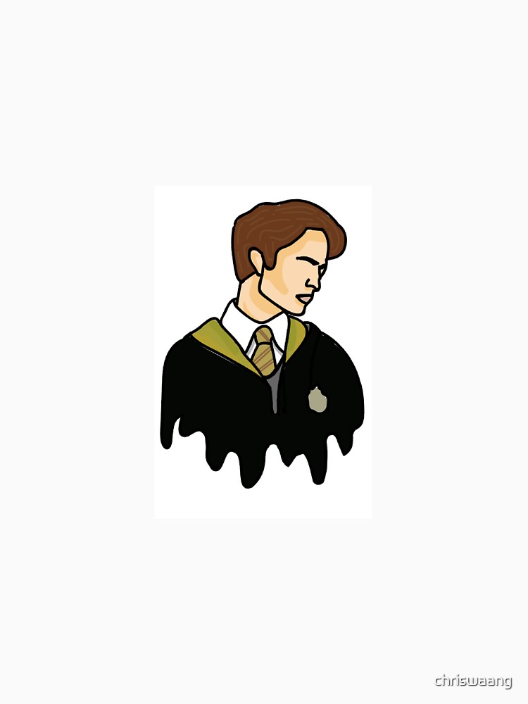 "Cedric Diggory Outline" T-shirt for Sale by chriswaang | Redbubble ...