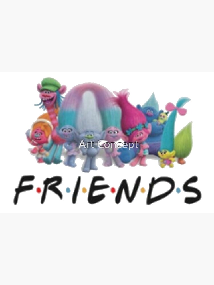 "Trolls Friends" Canvas Print by xarprofit | Redbubble