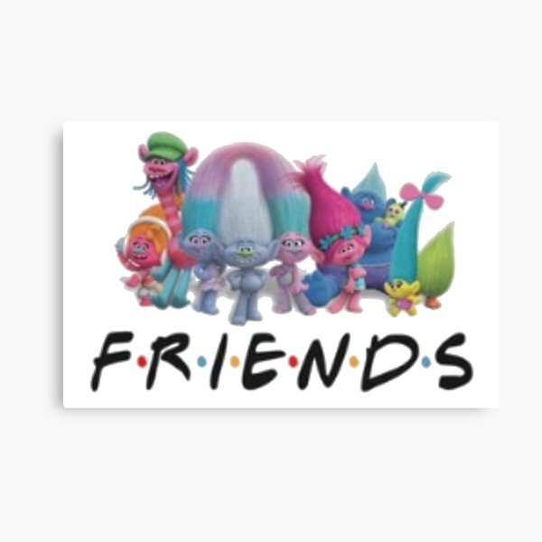 "Trolls Friends" Canvas Print by xarprofit | Redbubble
