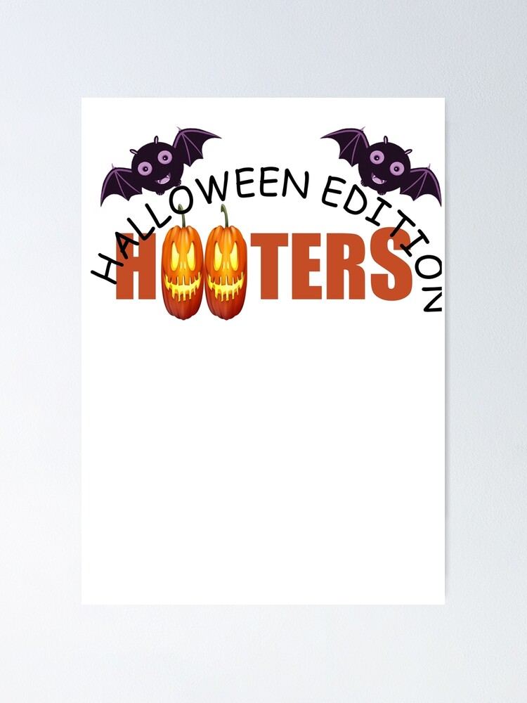 "hooters " Poster for Sale by youssefbubble | Redbubble