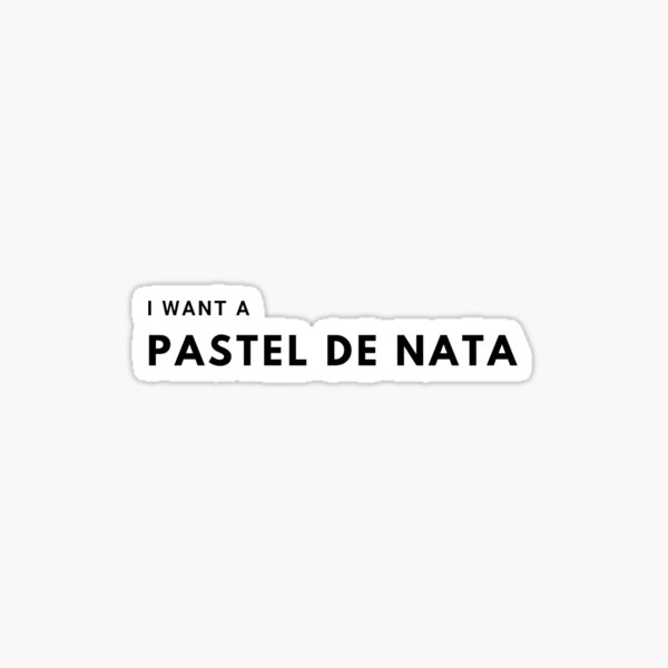"Pastel de Nata" Sticker for Sale by SergioBarros | Redbubble