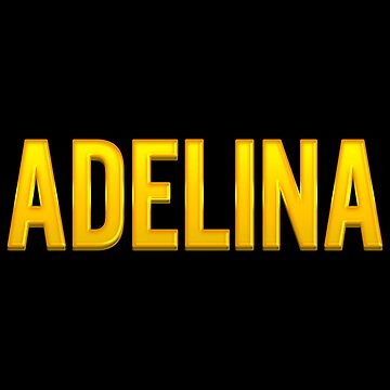 "Adelina Name" Sticker for Sale by desexperiencia | Redbubble