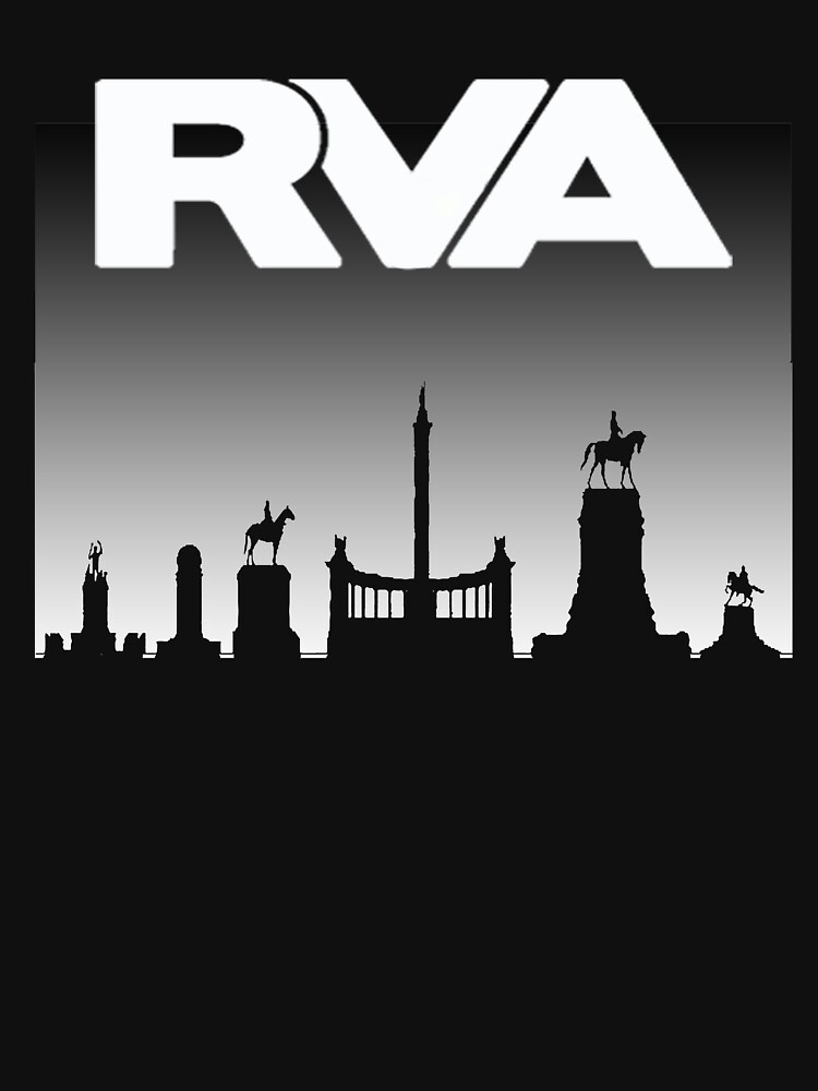 "Richmond Virginia RVA Logo and Monuments" T-shirt by FunStuf | Redbubble