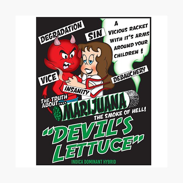 Devils Lettuce Wall Art | Redbubble