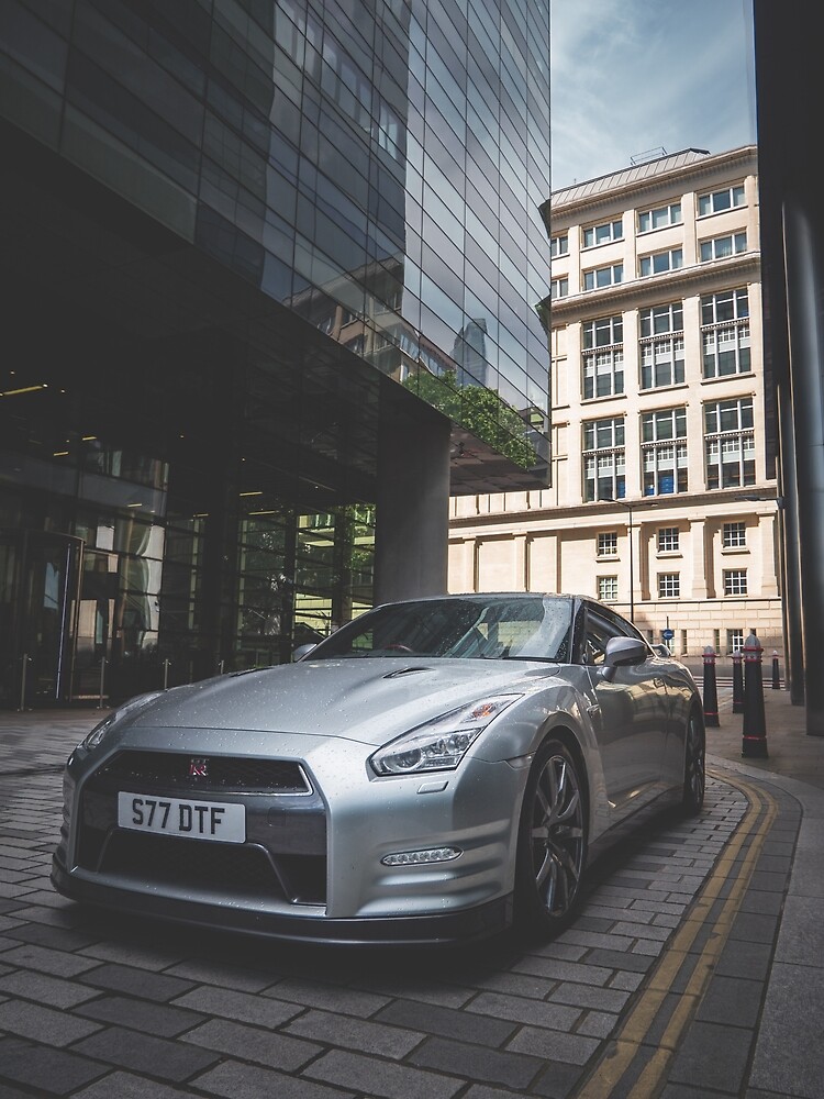 "GTR R35 Rainy Street London" Photographic Print by Pimotors | Redbubble