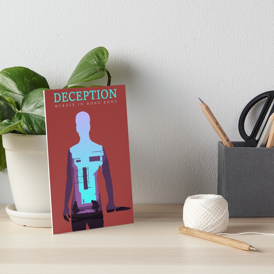 "Deception - Murder in Hong Kong - Minimalist Silhouette Poster Style ...
