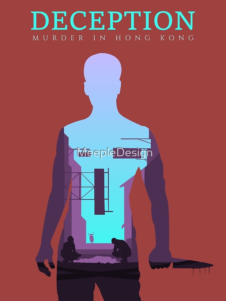 "Deception - Murder in Hong Kong - Minimalist Silhouette Poster Style ...