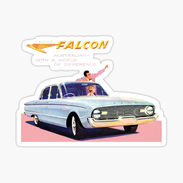 "FORD FALCON (AUSTRALIAN)" Sticker for Sale by ThrowbackM2 | Redbubble