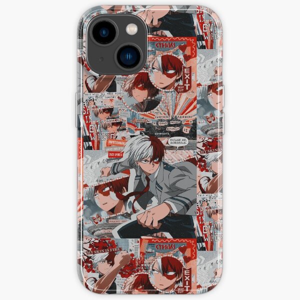 "Shoto Todoroki-print 3" iPhone Case for Sale by OtakuSempai | Redbubble