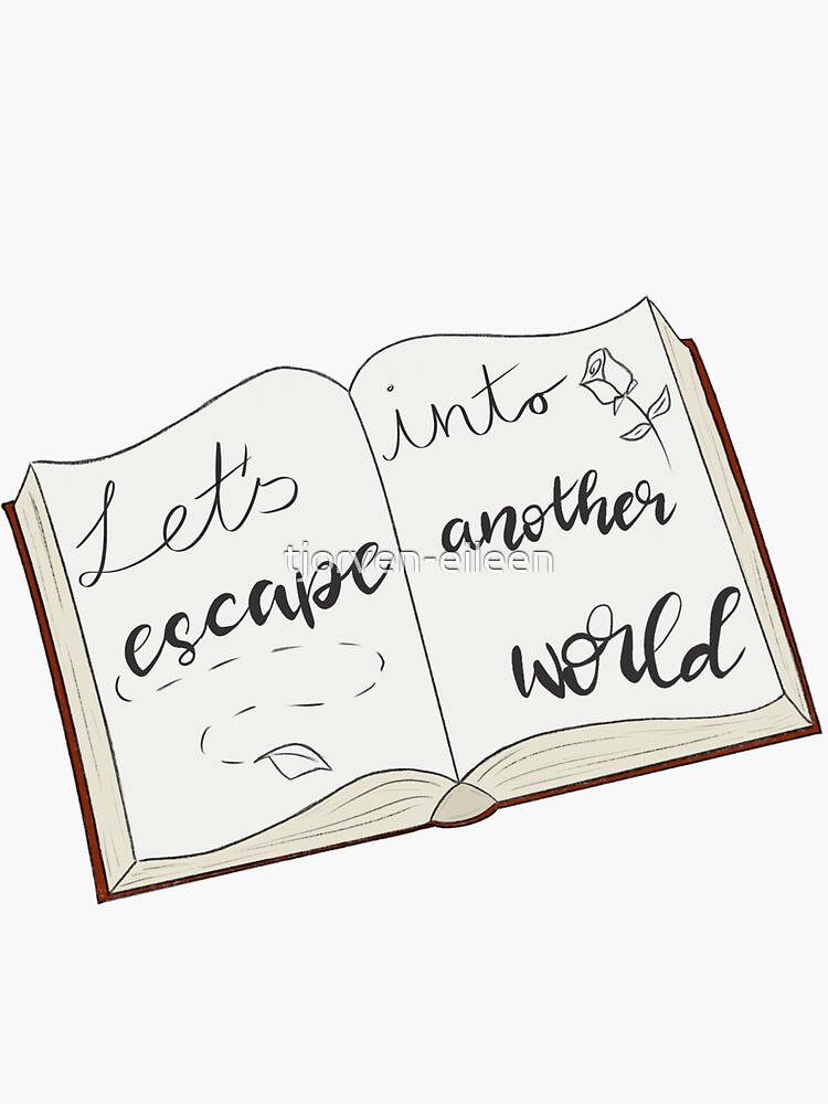 "Book ticker" Sticker for Sale by tjorven-eileen | Redbubble