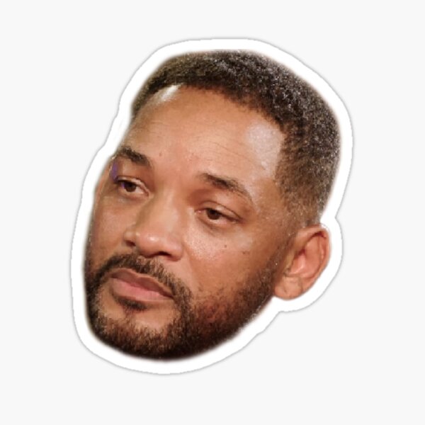 "Sad Will Smith Head" Sticker for Sale by MorphHumor | Redbubble
