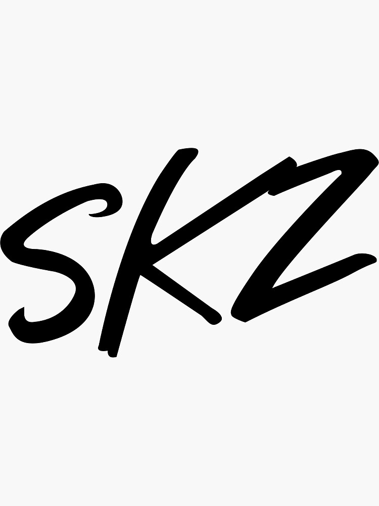 "STRAY KIDS SKZ NEW LOGO" Sticker for Sale by majestydlcdo | Redbubble