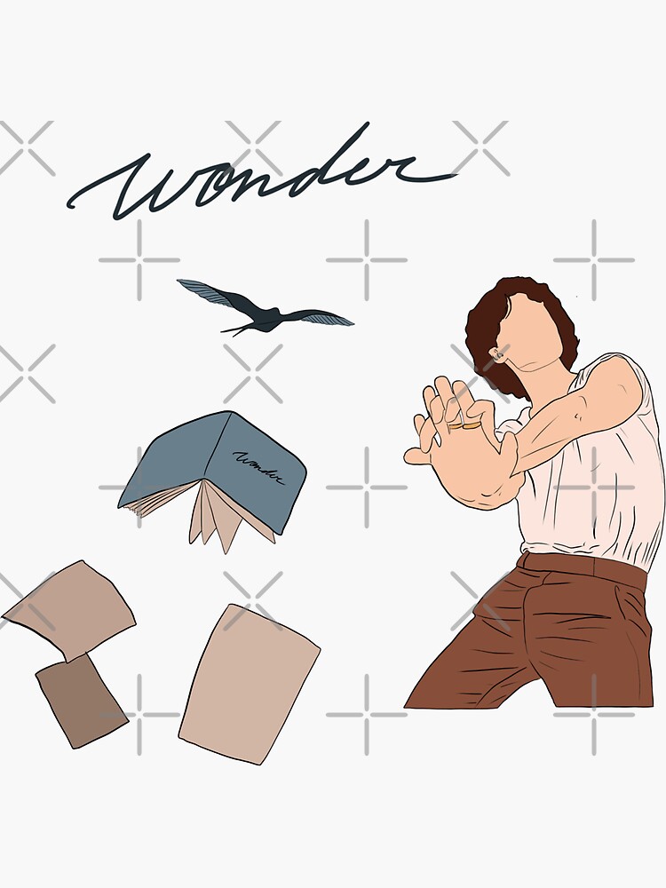 "Wonder" Sticker by juliadrawsm | Redbubble