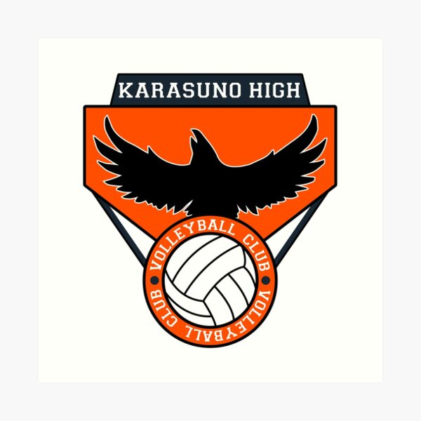 "Karasuno High - Volleyball Club Logo" Art Print for Sale by kagegfx ...