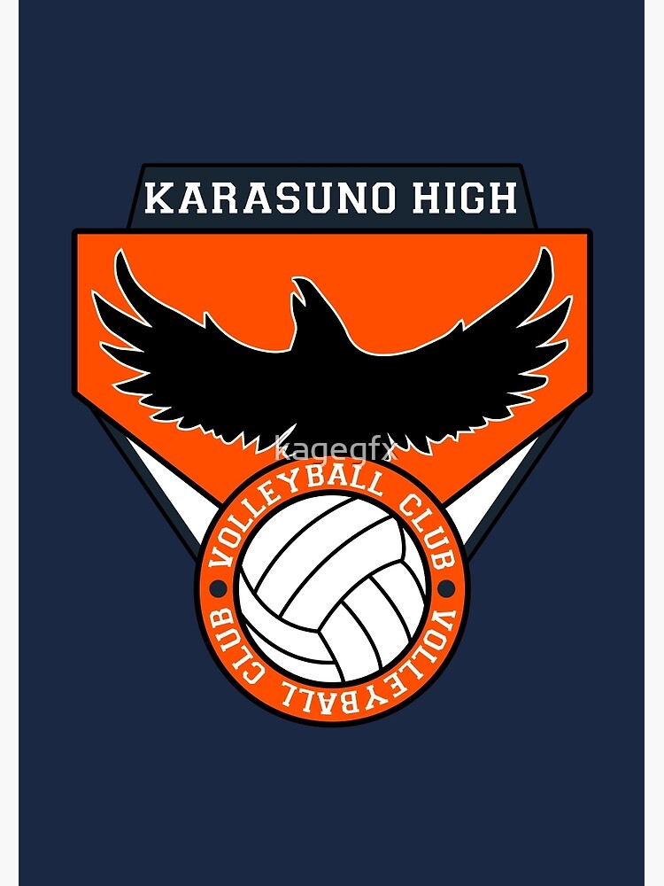 "Karasuno High - Volleyball Club Logo" Spiral Notebook by kagegfx ...