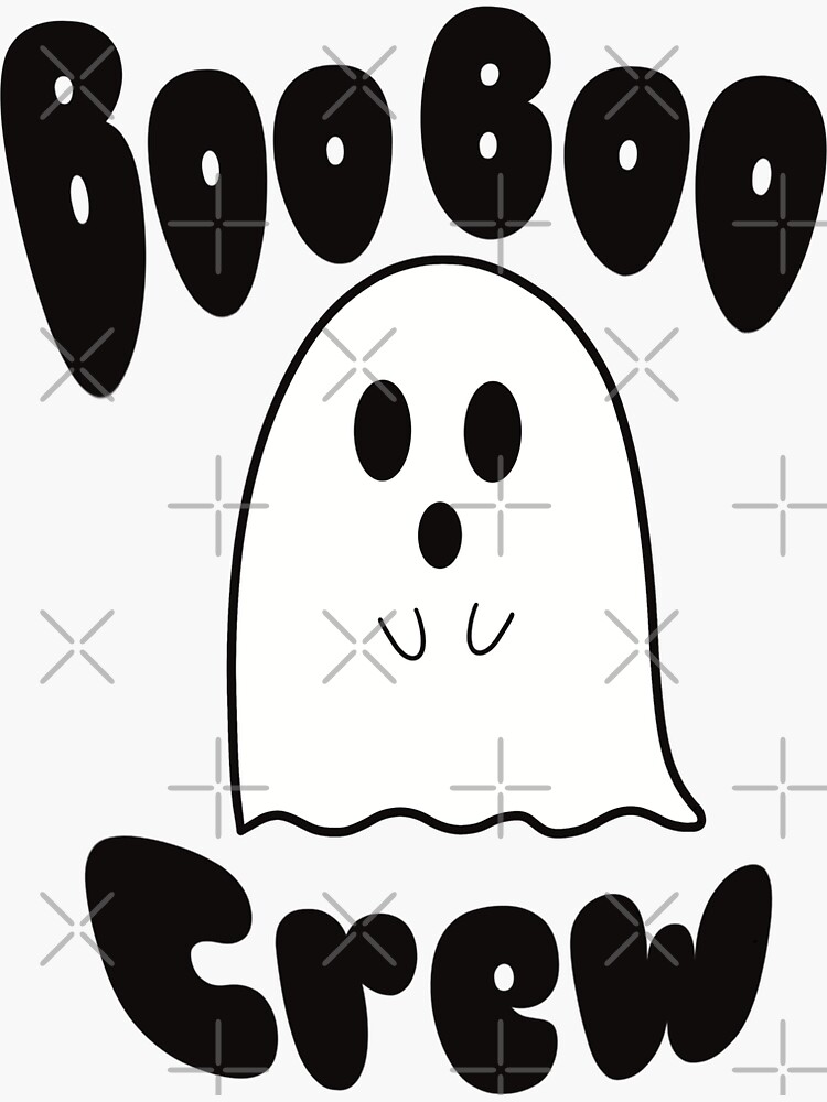 "Boo Boo Crew" Sticker by Inspiredbydavie | Redbubble