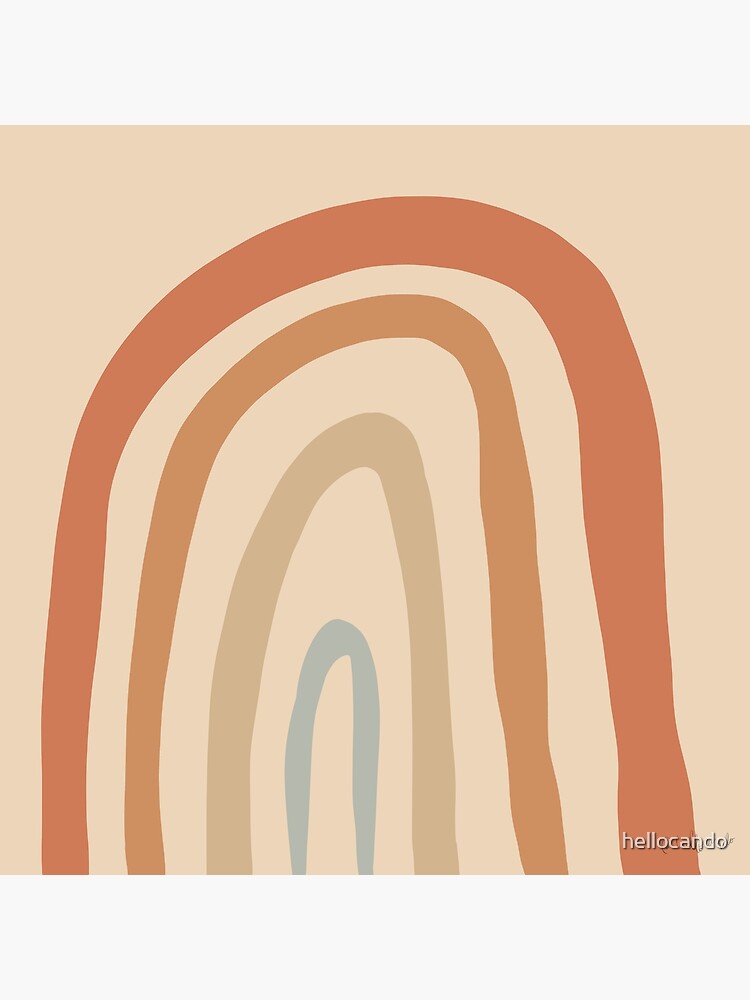 "Rainbow - Earth Tone Color Palette" Poster for Sale by hellocando ...