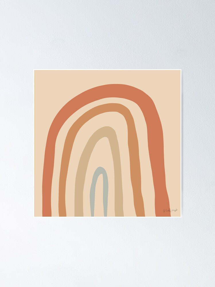 "Rainbow - Earth Tone Color Palette" Poster for Sale by hellocando ...