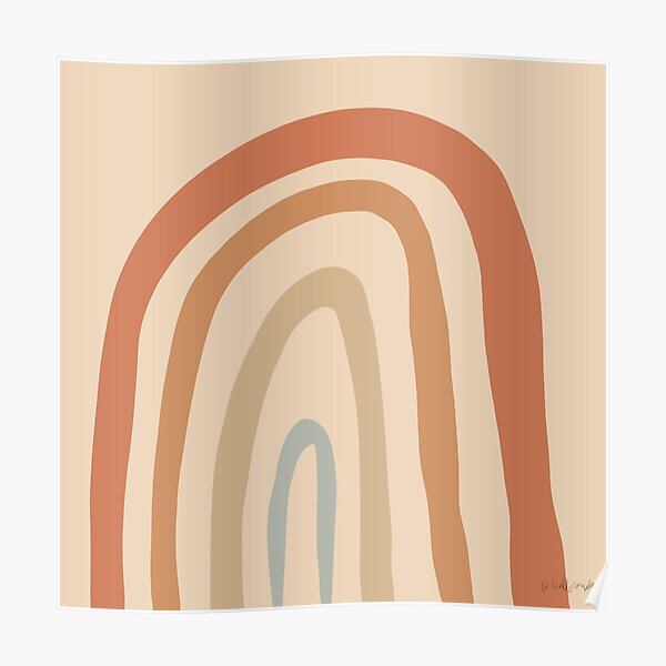 "Rainbow - Earth Tone Color Palette" Poster for Sale by hellocando ...