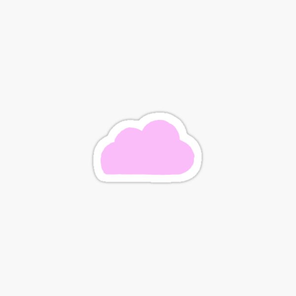 "pink cloud" Sticker for Sale by isla-designs | Redbubble