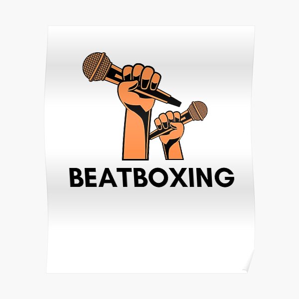 Póster «Gráficos geniales de beatboxing y hip hop» de AshmeetJithol ...