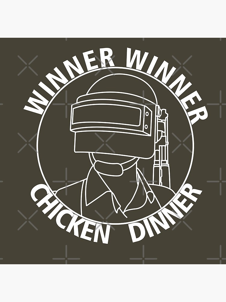 "PUBG winner white" Poster for Sale by JohnPeace | Redbubble