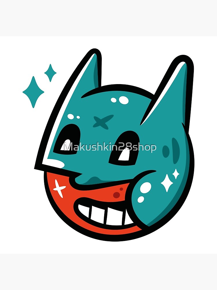 "Bat Face Mask, Funny Bat Face " Photographic Print by Makushkin28shop ...