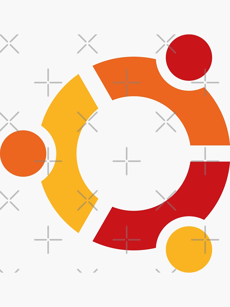 "Ubuntu Logo" Sticker for Sale by azenmog | Redbubble