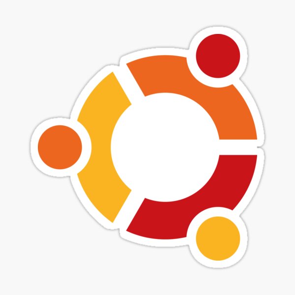 "Ubuntu Logo" Sticker for Sale by azenmog | Redbubble
