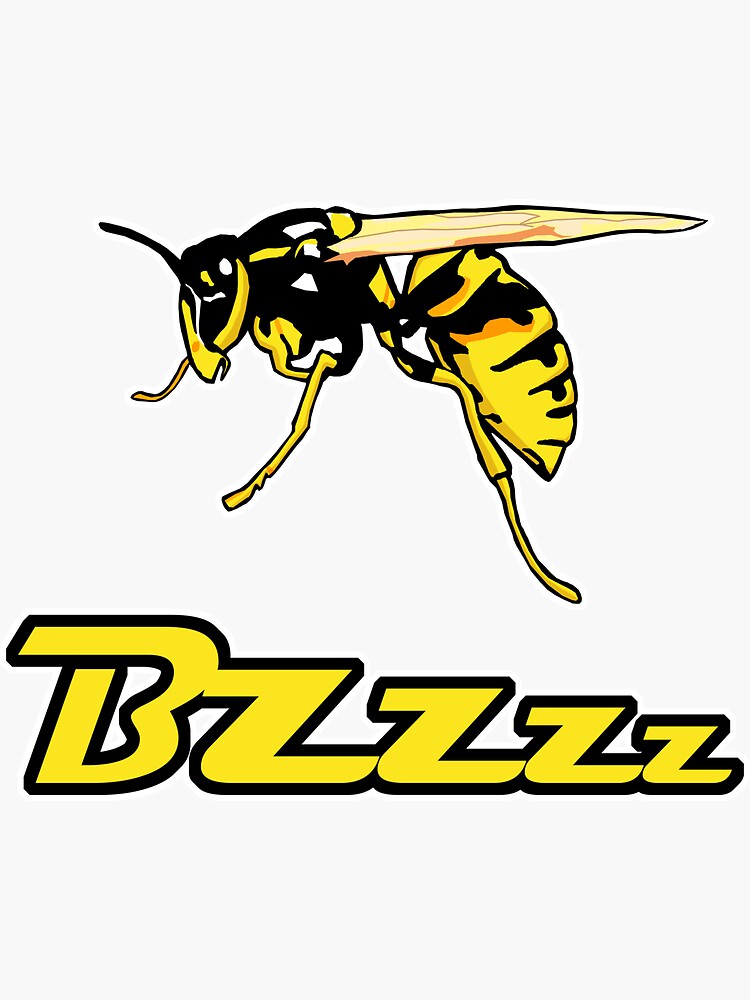 "BZzzz" Sticker by FantasticFox | Redbubble
