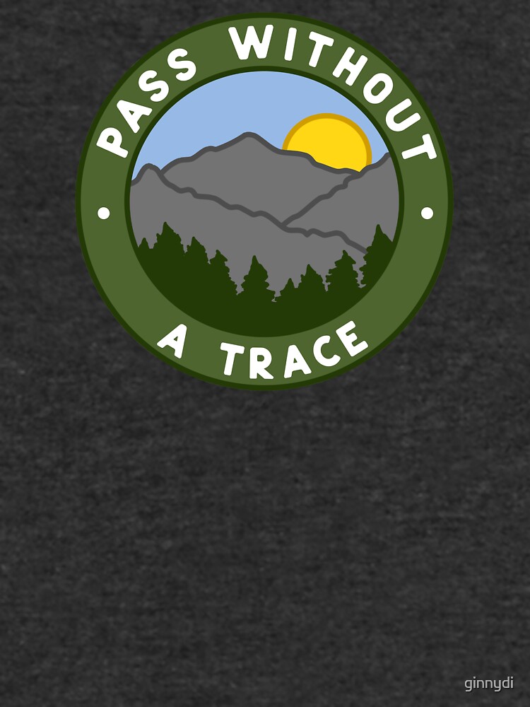 "Pass Without a Trace" Lightweight Hoodie for Sale by ginnydi | Redbubble