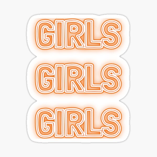 "Neon girls" Sticker for Sale by dmariaa | Redbubble