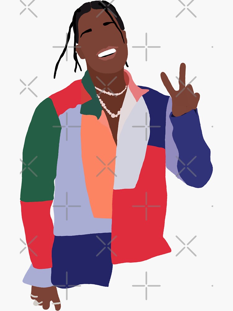"asap rocky" Sticker for Sale by k8kelsey | Redbubble