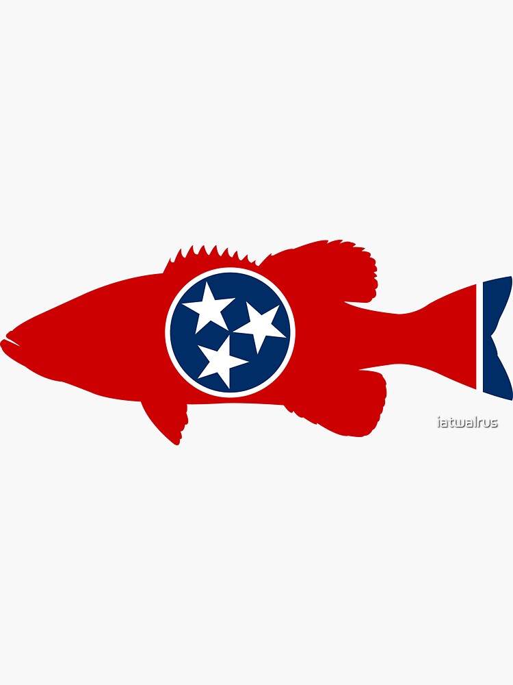 "Sumner County Bass Team Logo" Sticker for Sale by iatwalrus | Redbubble