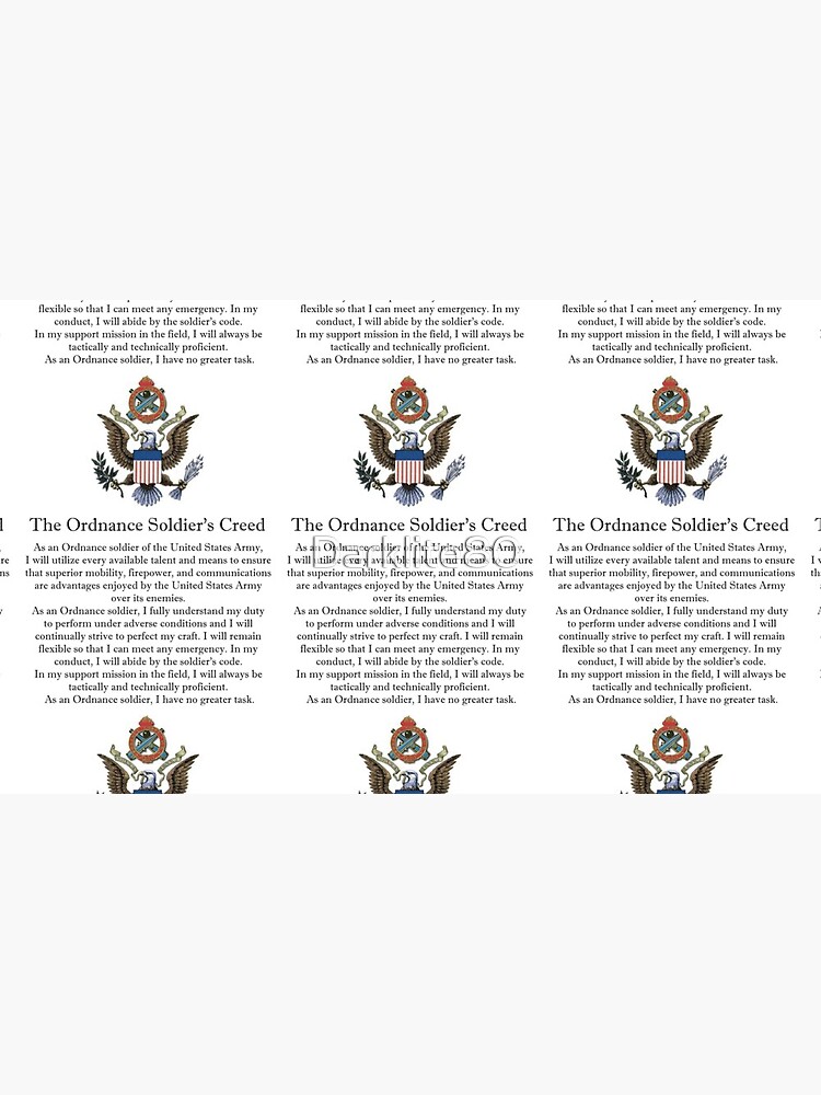 "Ordnance Soldiers Creed" Mug by Darklite80 | Redbubble