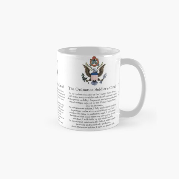 "Ordnance Soldiers Creed" Mug by Darklite80 | Redbubble